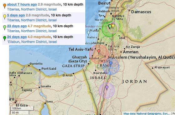 Today the Dead Sea Region experienced the FOURTH EARTHQUAKE to strike ...